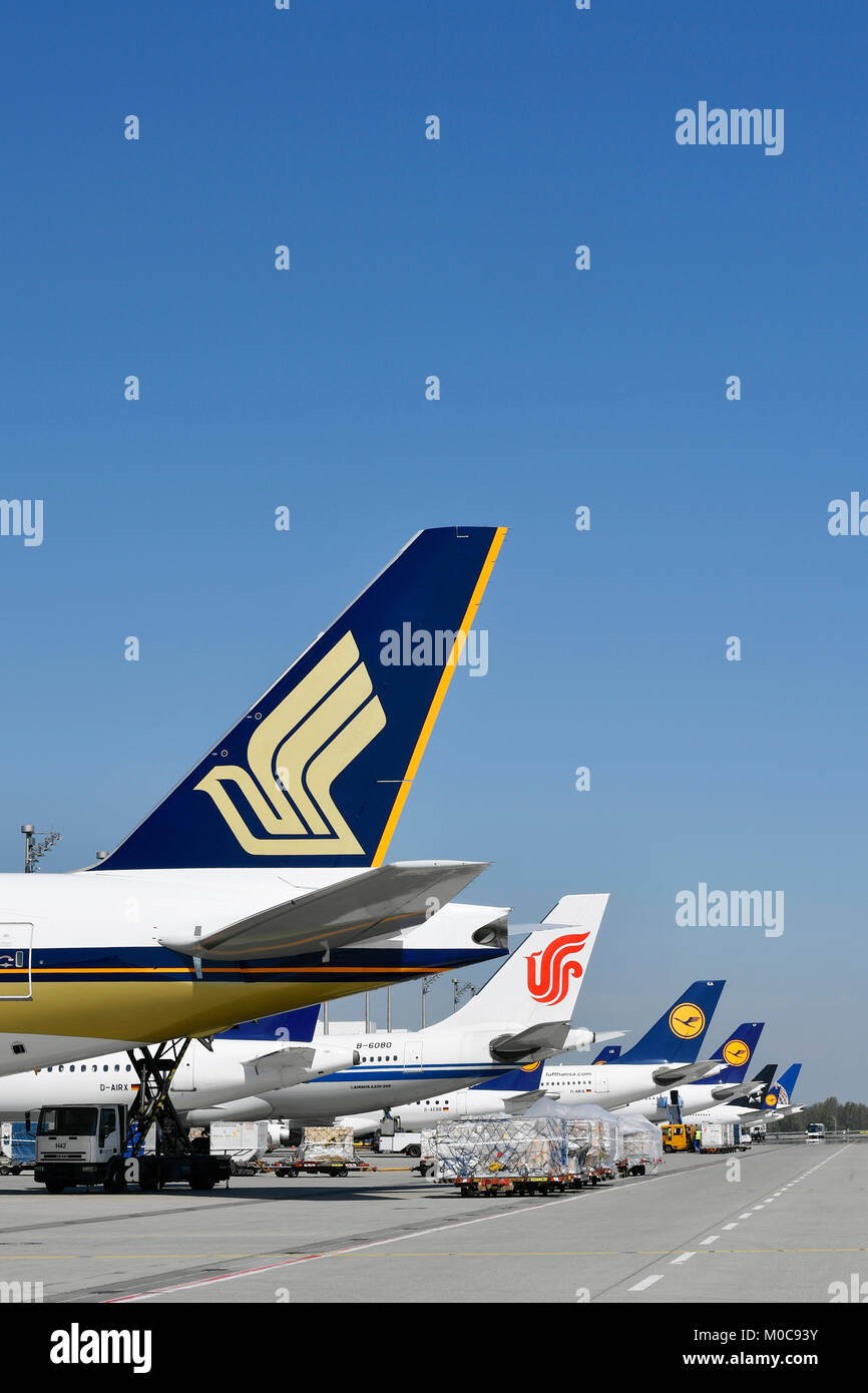 Line up, de Singapour, de la Chine, GAUCHE,Terminal 2, chaînes, Tour ...