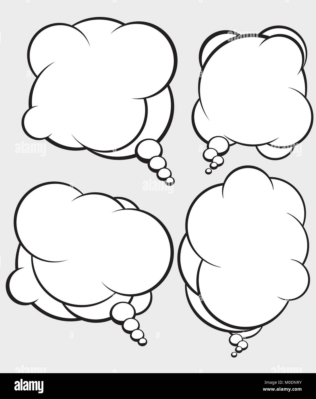 Bulles parlantes Banque d'images vectorielles - Alamy