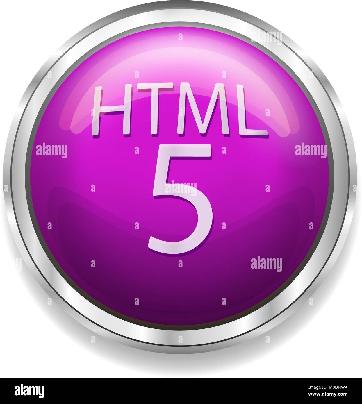 Logo html5 Banque d'images vectorielles - Alamy