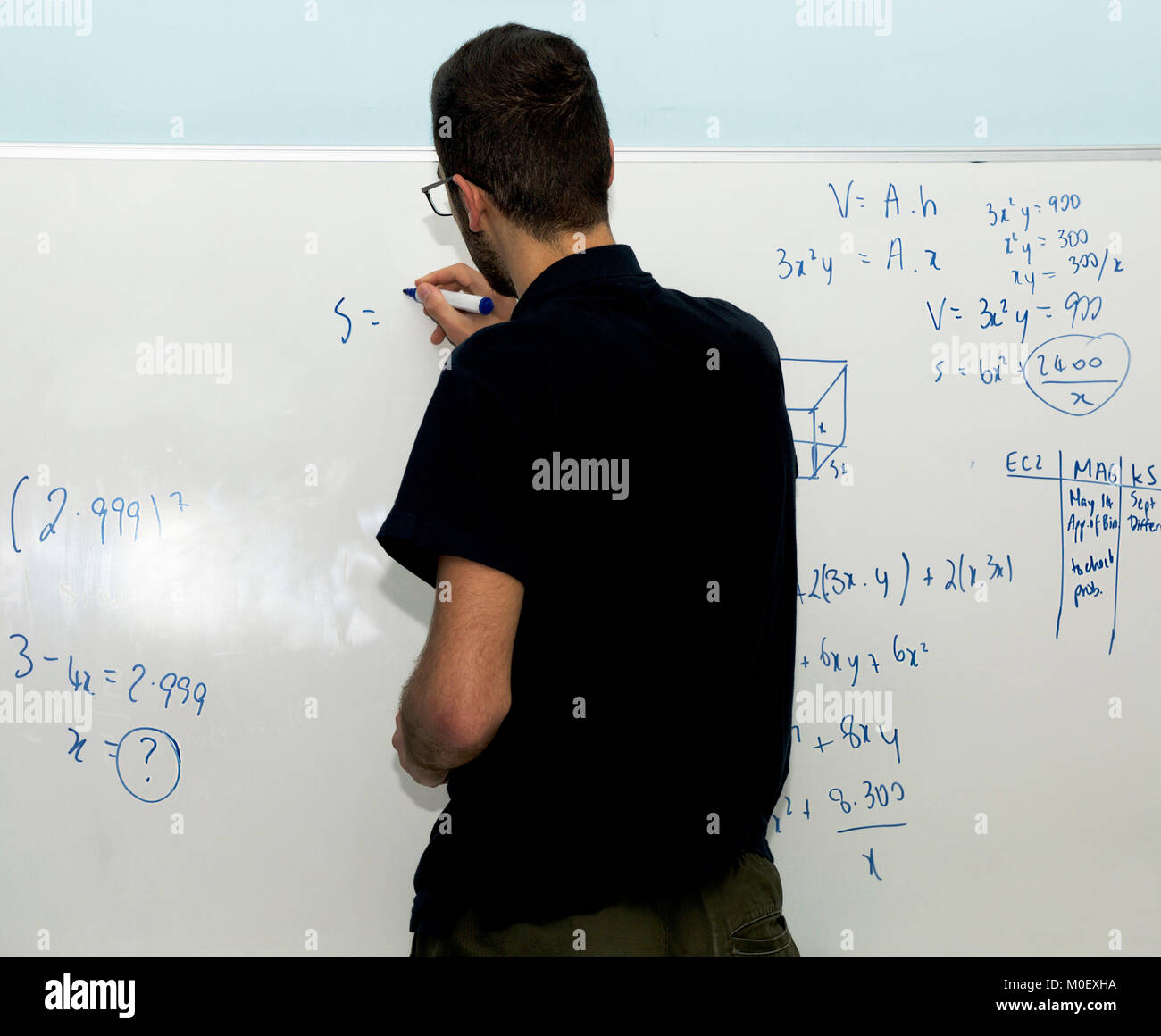 Professeur de mathématiques Banque de photographies et d’images à haute ...