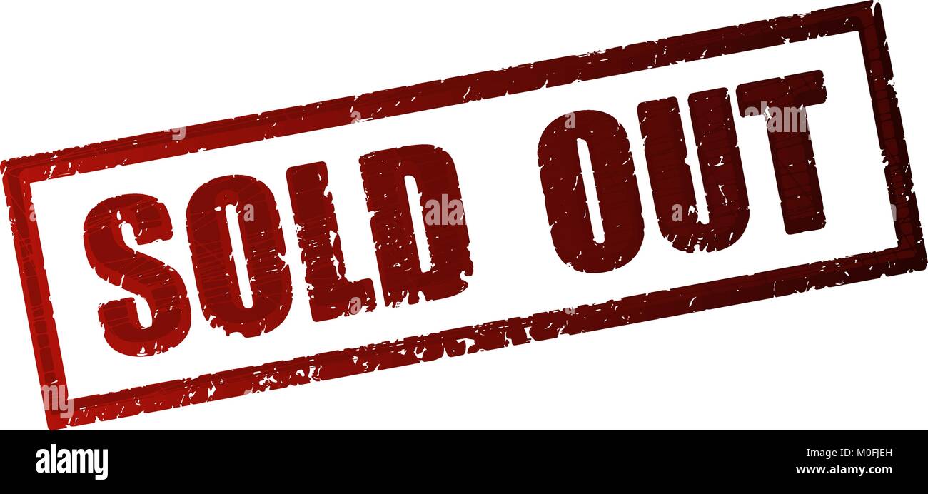 Mot vendu Banque d'images vectorielles - Alamy