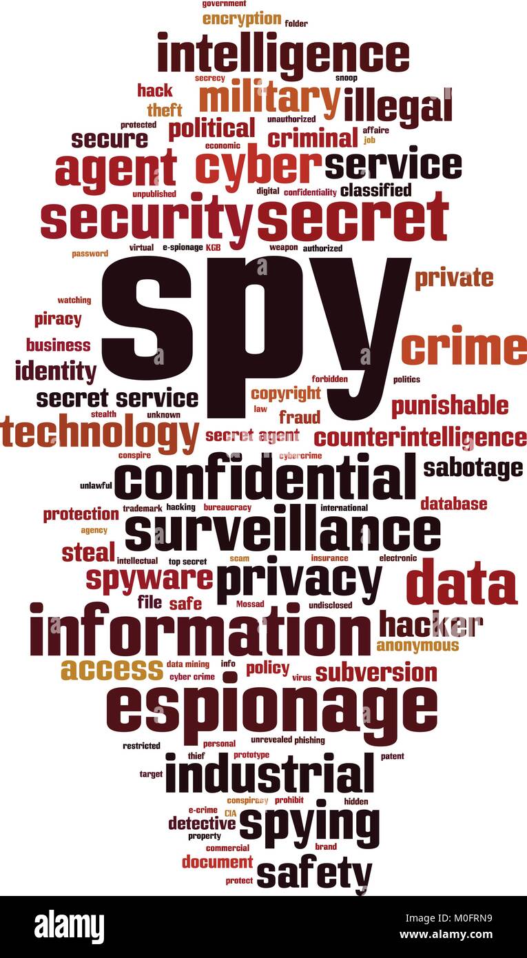 Espionnage espionnage espionnage Banque d'images vectorielles - Alamy