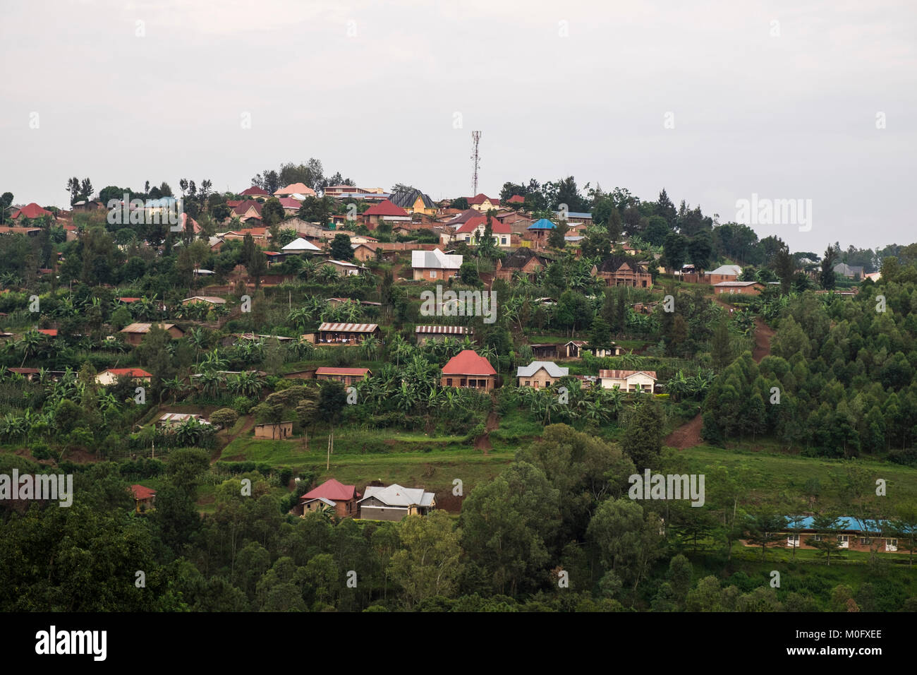 Le Rwanda, Cyangugu, paysage Photo Stock - Alamy