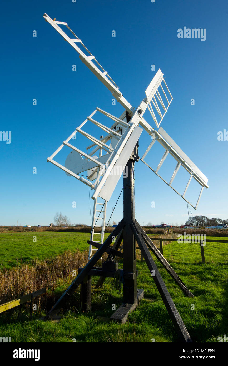Palmers drain windmill Banque de photographies et d’images à haute ...