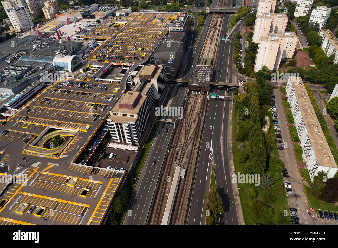 France,Val de Marne,Creteil,Centre Commercial Créteil Soleil, la ...