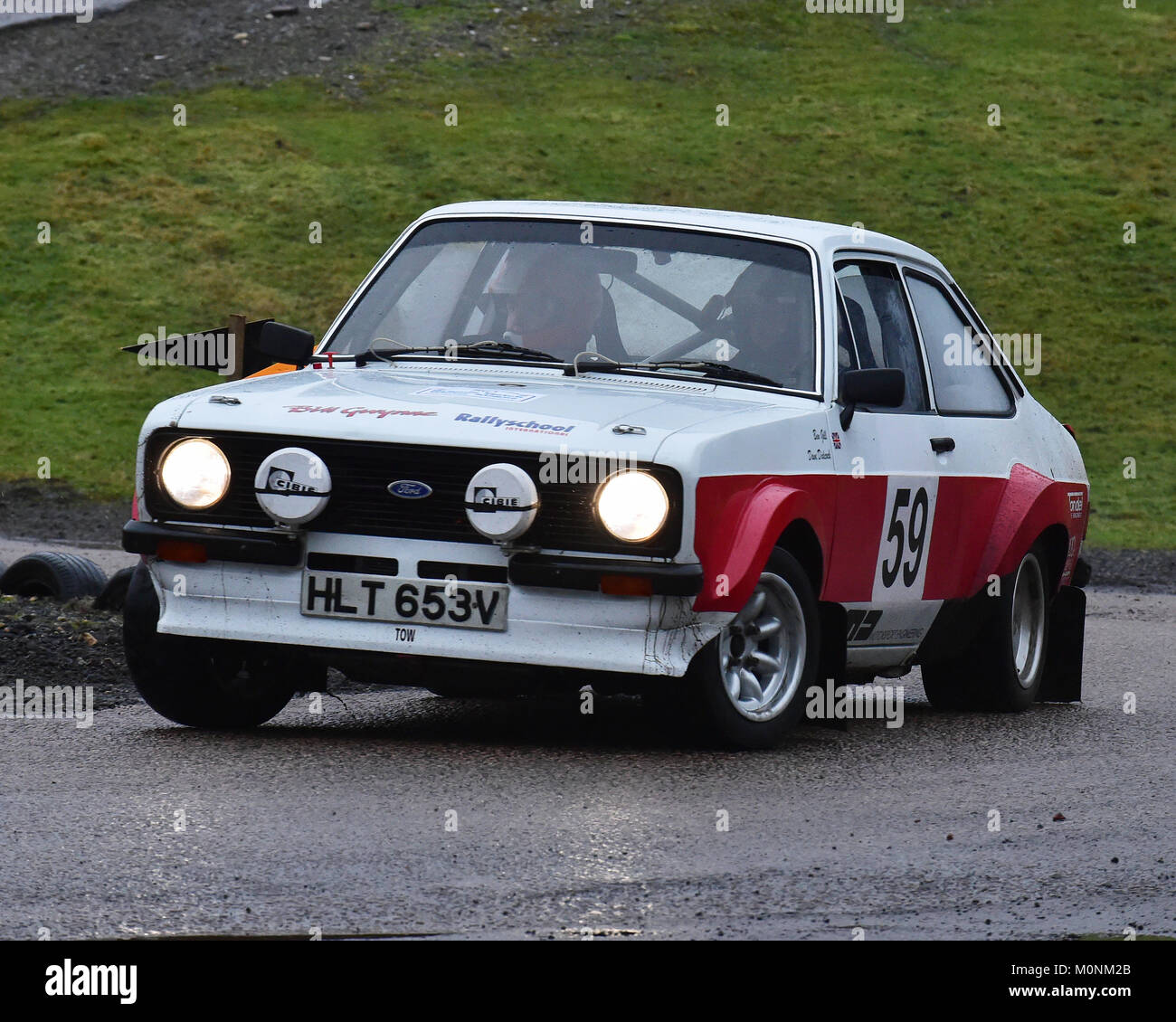 Ben Gill, Dave Didcock, Ford Escort RS 1800 Mk II, MGJ Rally Étapes ...