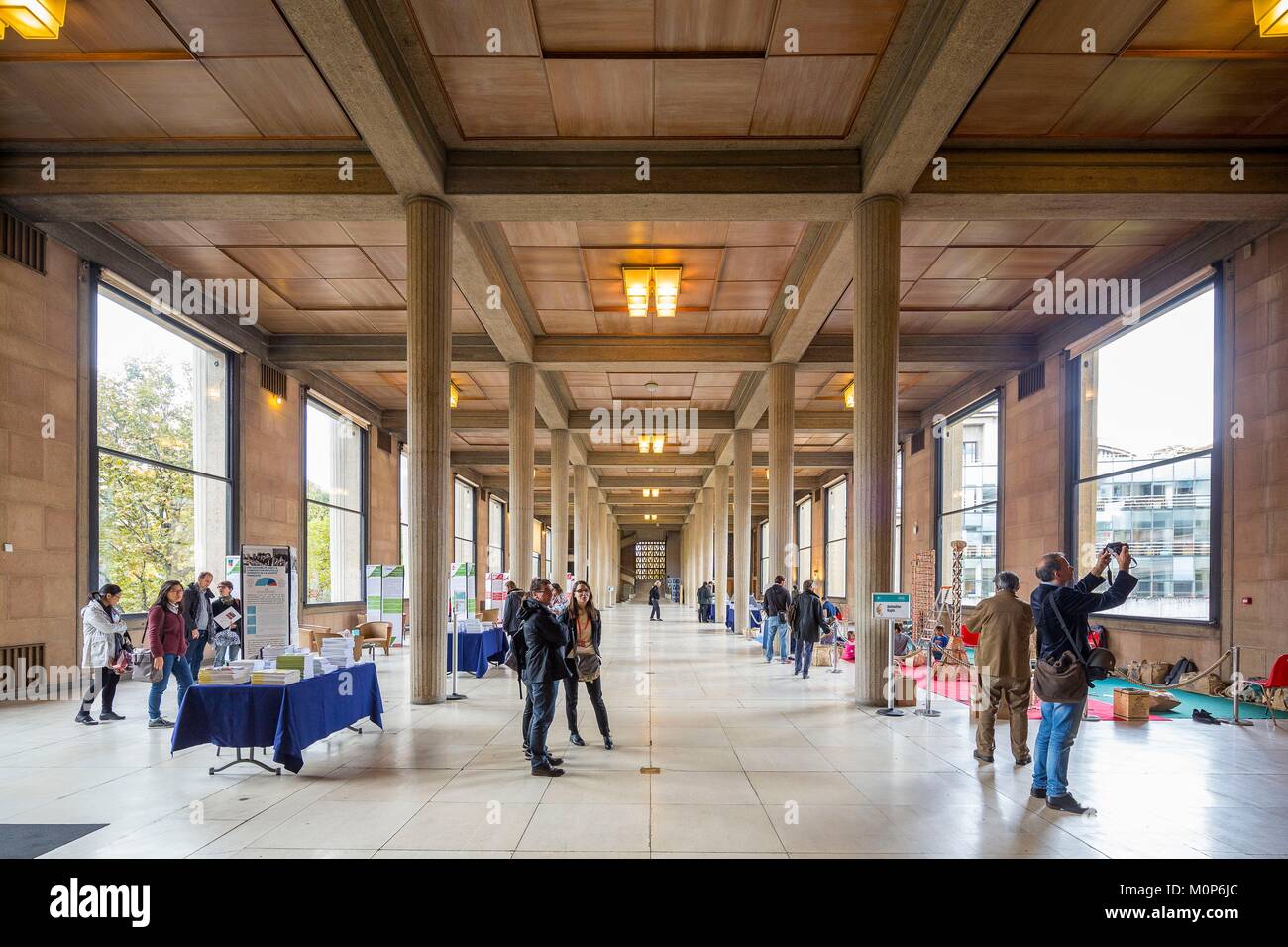 France,Paris,Journées du patrimoine 2017,le Palais d'Iena conçu par l ...