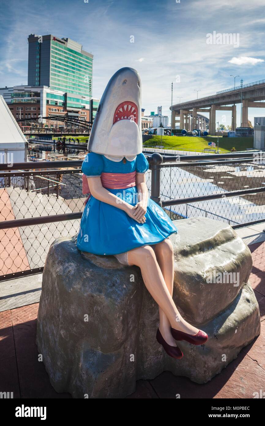 Shark girl by casey riordan millard Banque de photographies et d’images ...