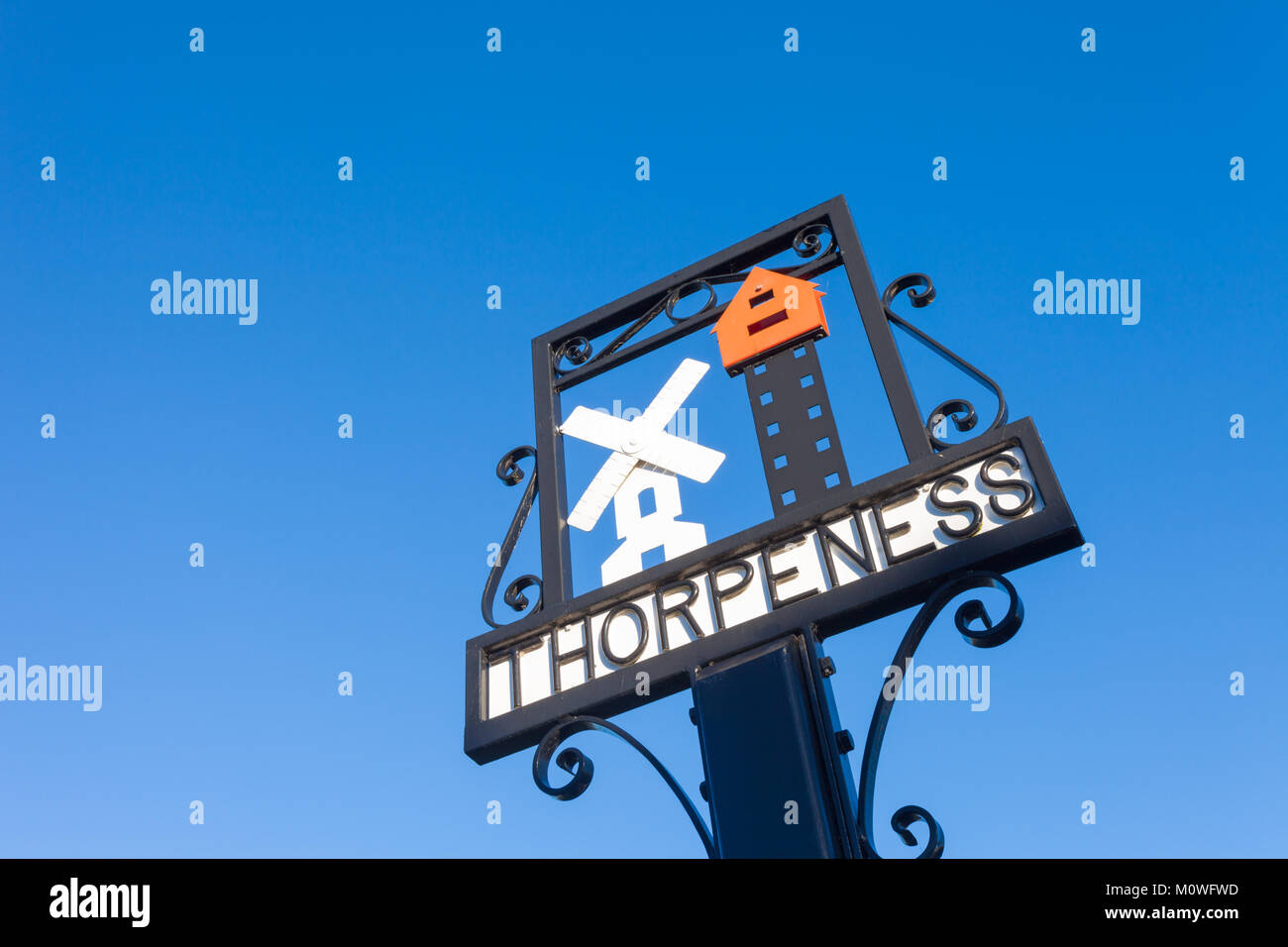 Panneau de ville suffolk Banque de photographies et d’images à haute ...