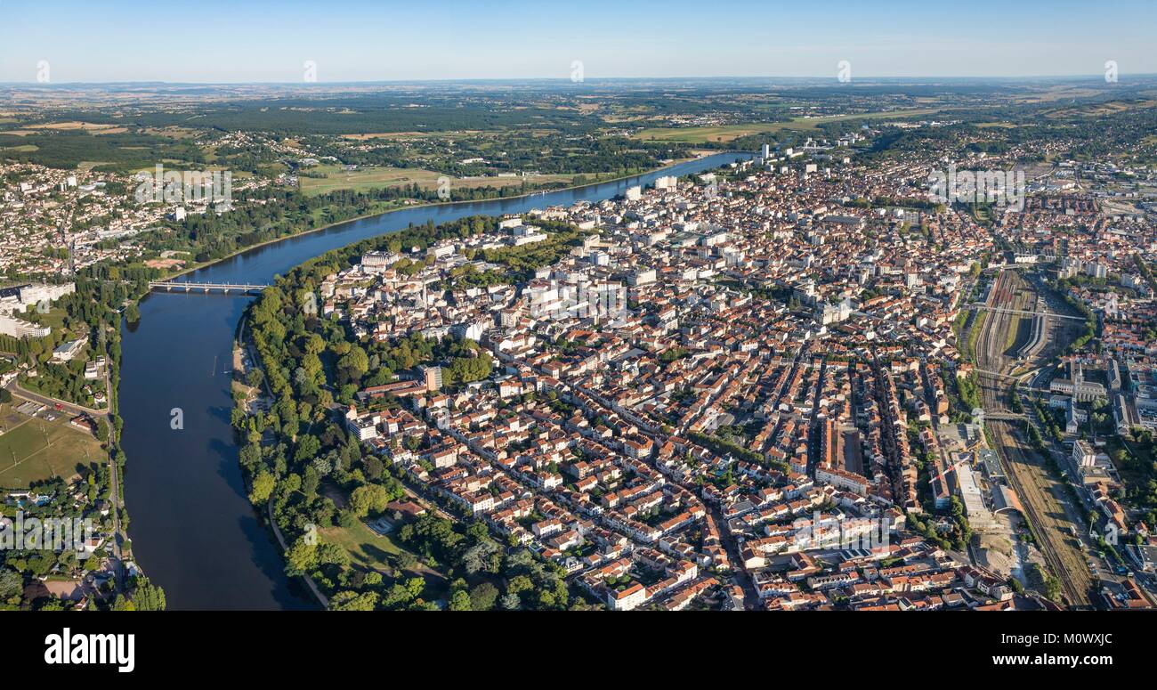 France,Allier,,Vichy Allier (vue aérienne Banque D'Images, Photo Stock ...