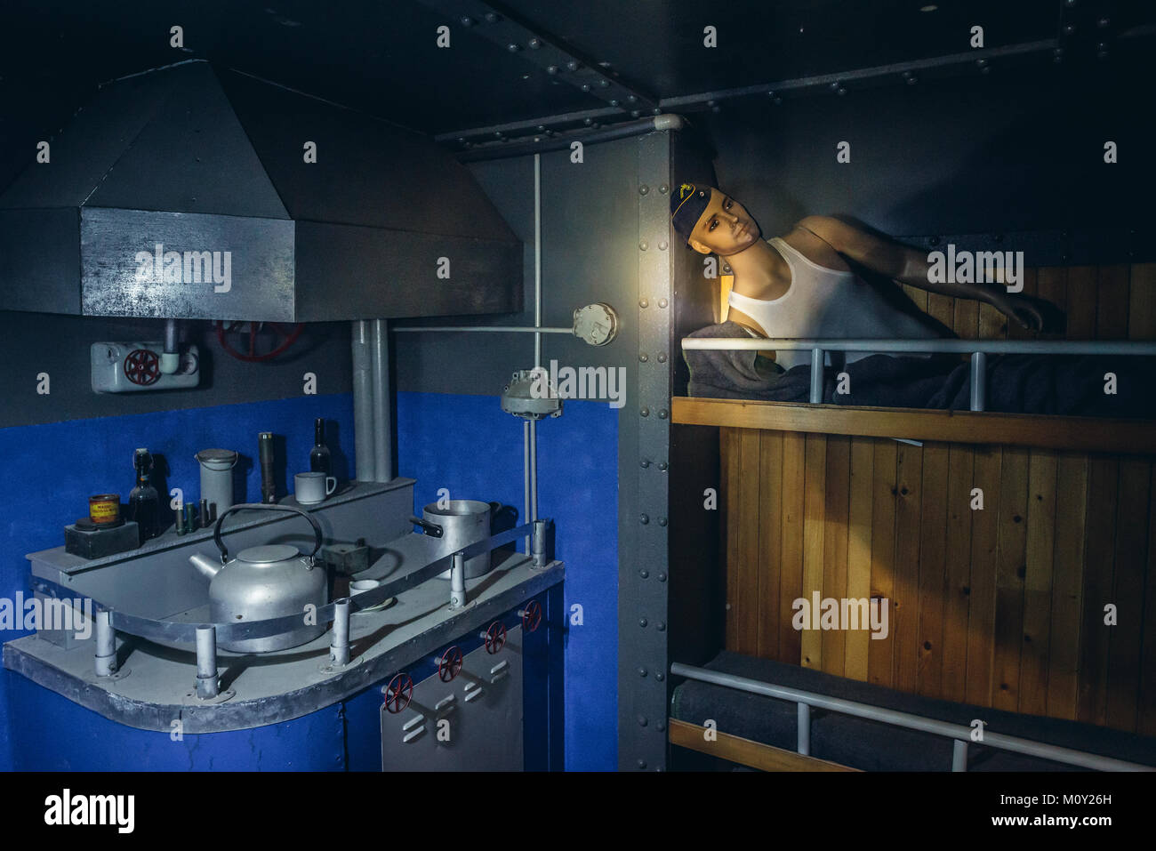 Modèle de sous-marin U-Boot en musée de Mamerki (allemand : Mauerwald ...