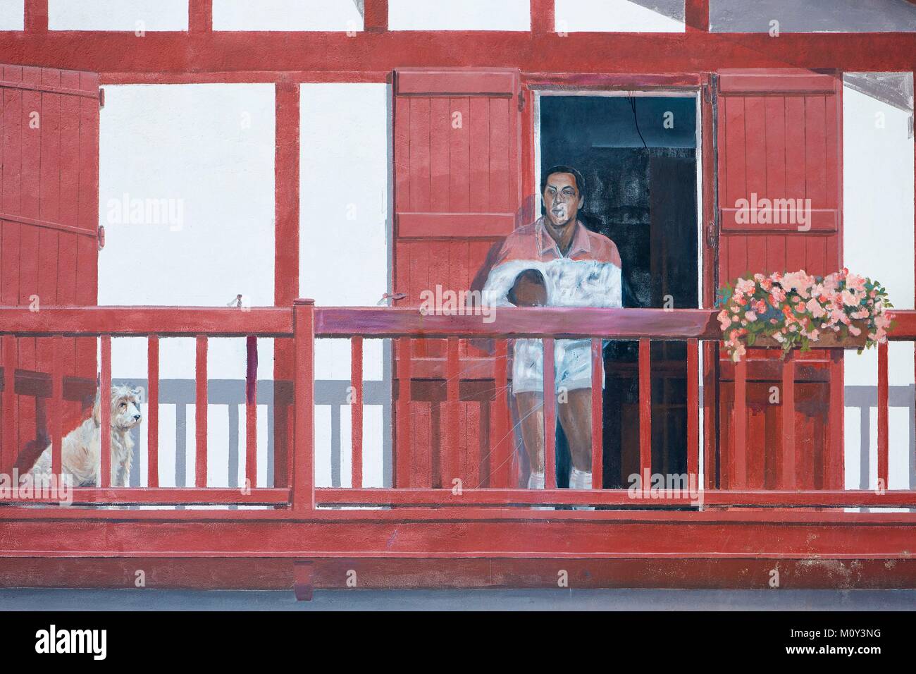 France, Pyrénées Atlantiques, Pays Basque, Biarritz, légende vivante ...