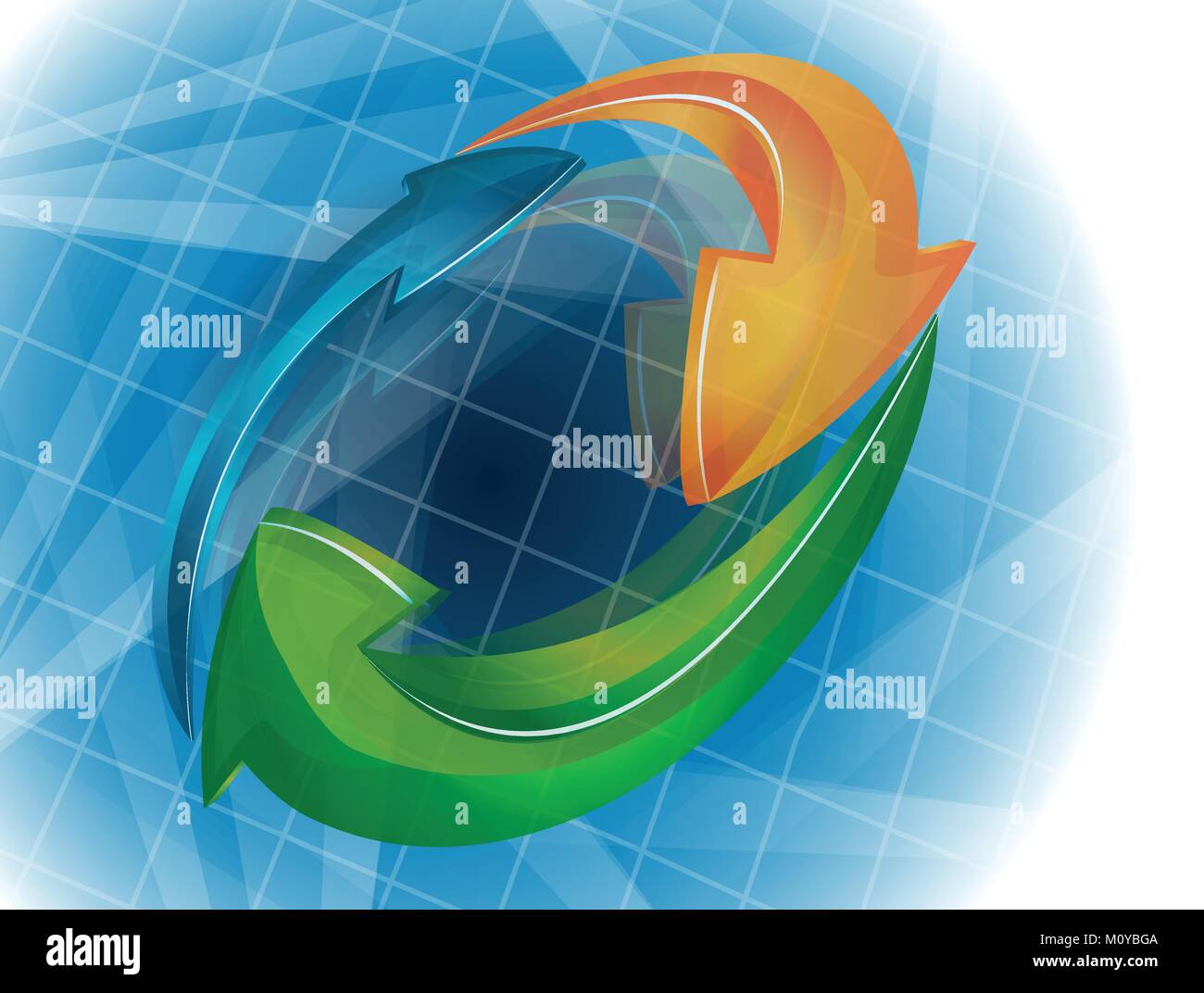Logo De Recyclage Banque d'images vectorielles - Alamy