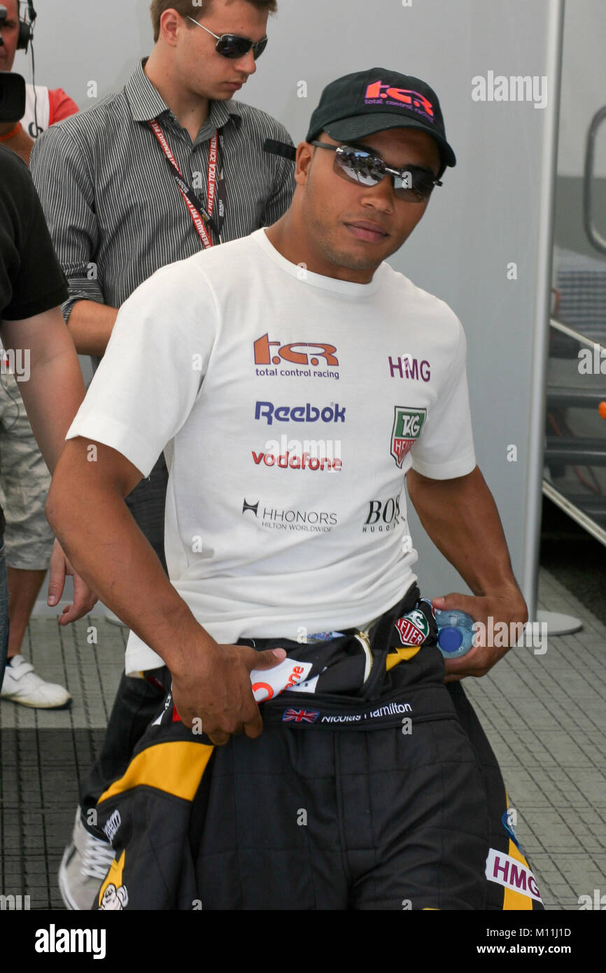 Lewis hamilton and nicholas hamilton Banque de photographies et d ...