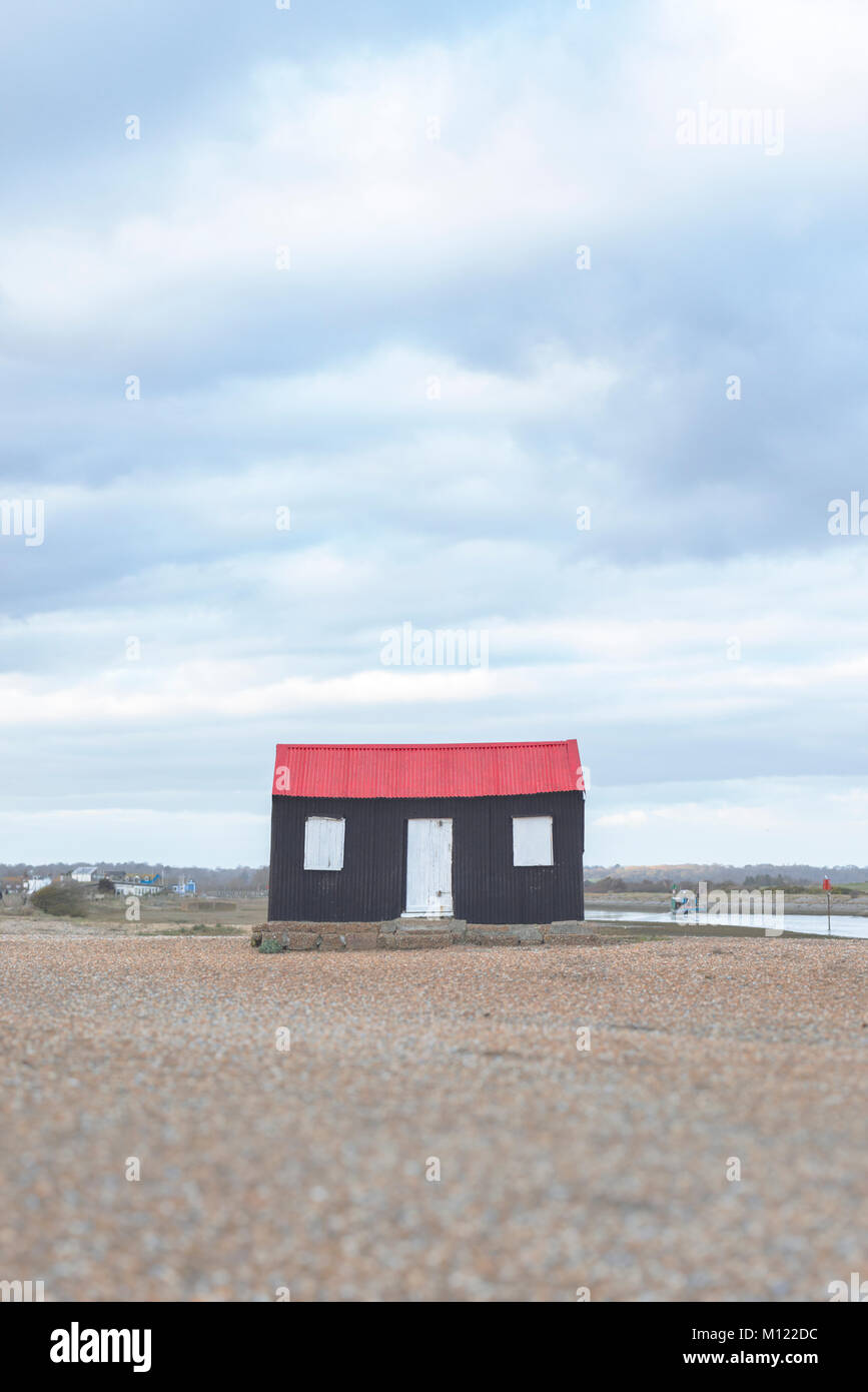 Seigle port hutte au toit rouge Banque de photographies et d’images à haute résolution - Alamy