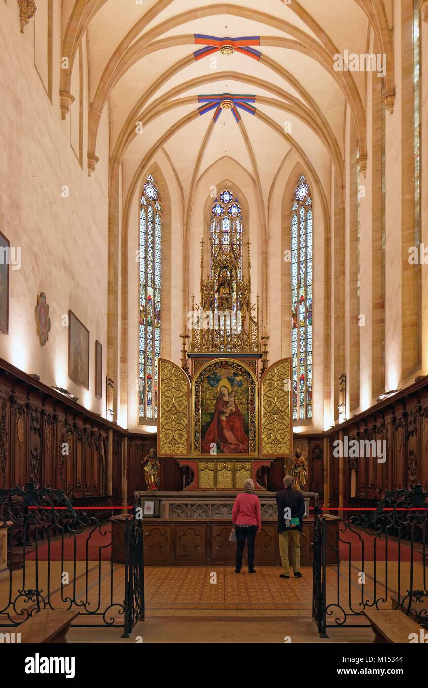 Madonna de la rose bower Banque de photographies et d’images à haute ...