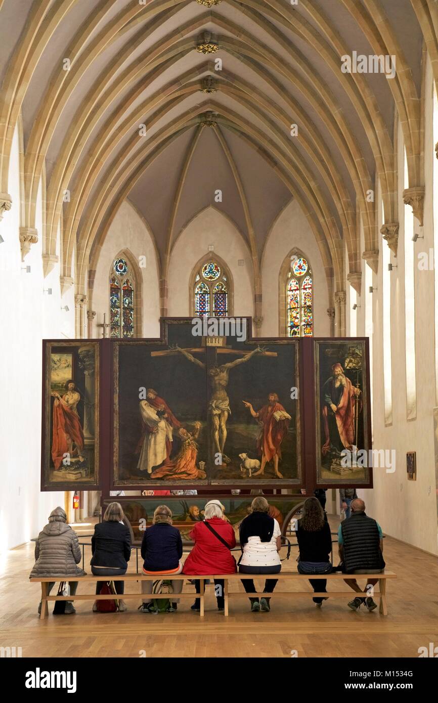 La France, Haut Rhin, Alsace, Colmar, Musée Unterlinden, retable ...