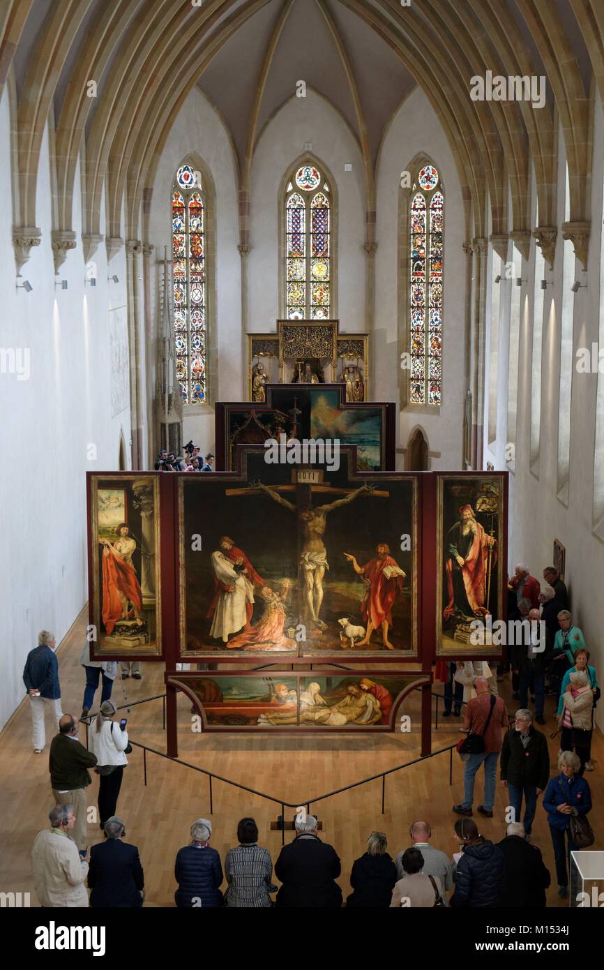 La France, Haut Rhin, Alsace, Colmar, Musée Unterlinden, retable ...