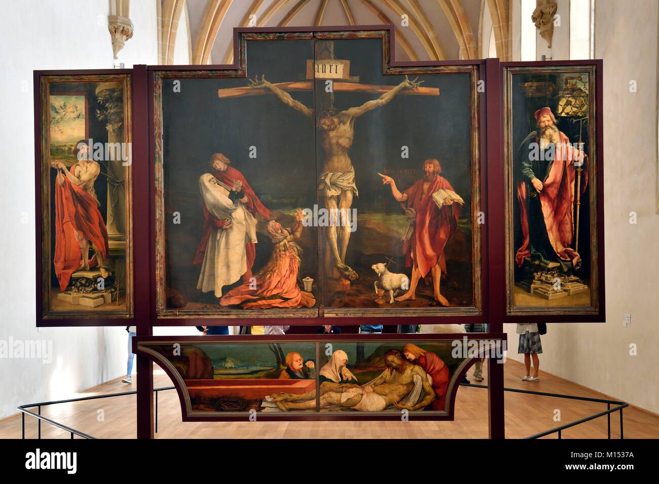 La France, Haut Rhin, Alsace, Colmar, Musée Unterlinden, retable ...