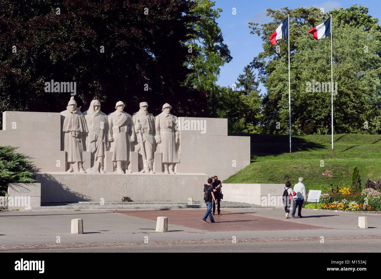 France, Meuse, Verdun, le mémorial des morts de Verdun Photo Stock - Alamy