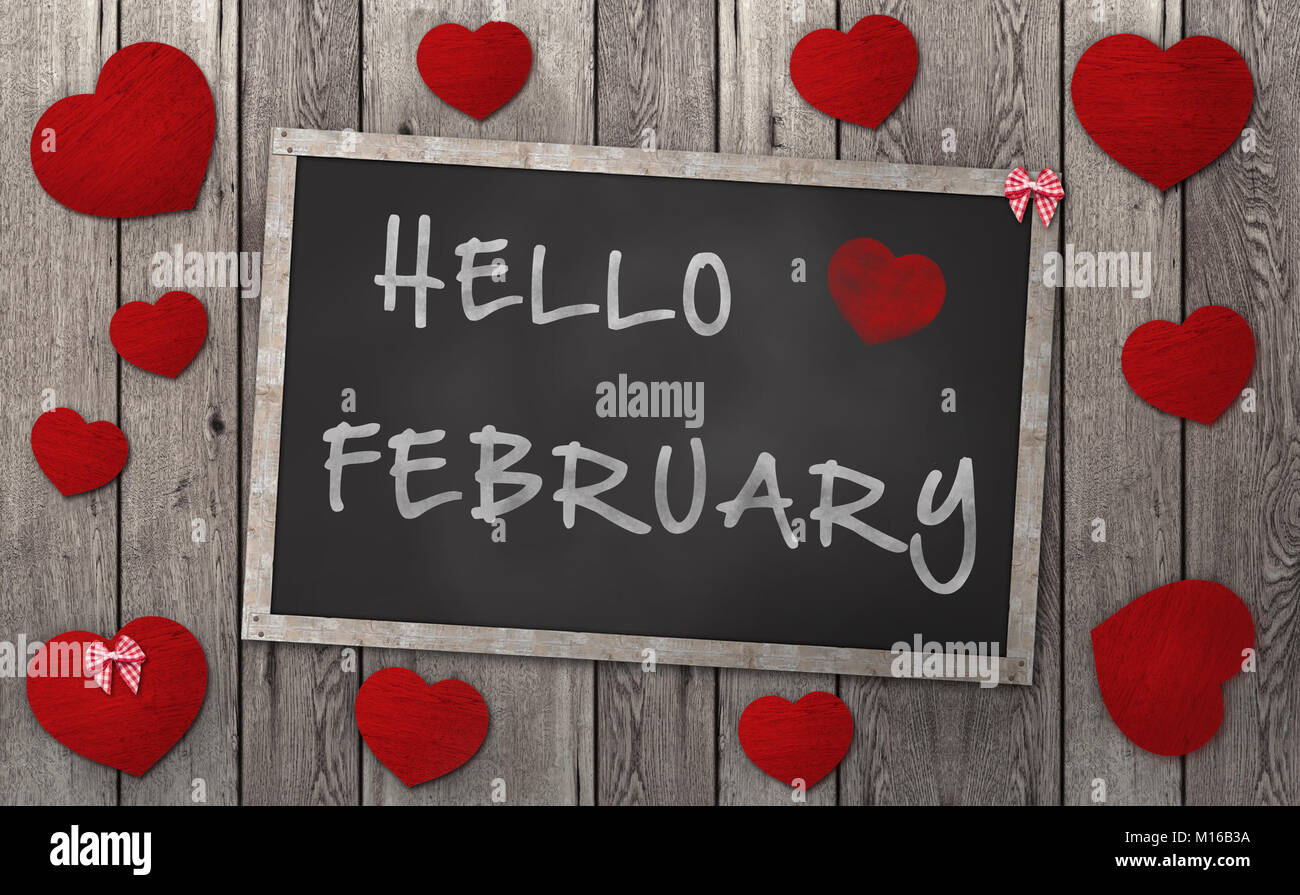 Bonjour février Banque de photographies et d’images à haute résolution ...