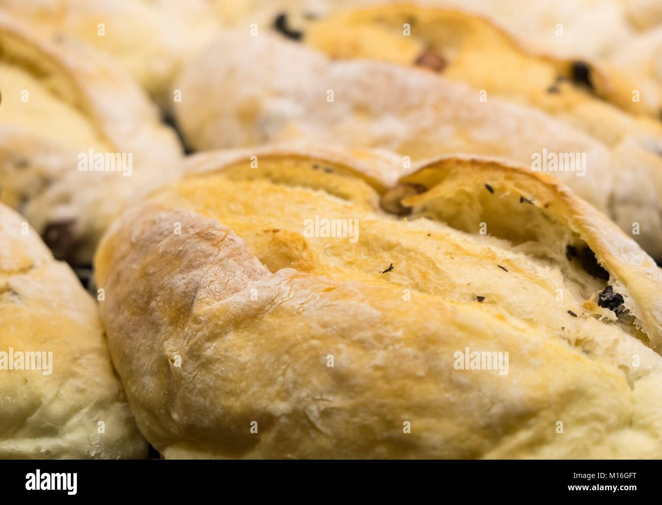 Pains frais en boulangerie boulangerie Banque de photographies et d ...