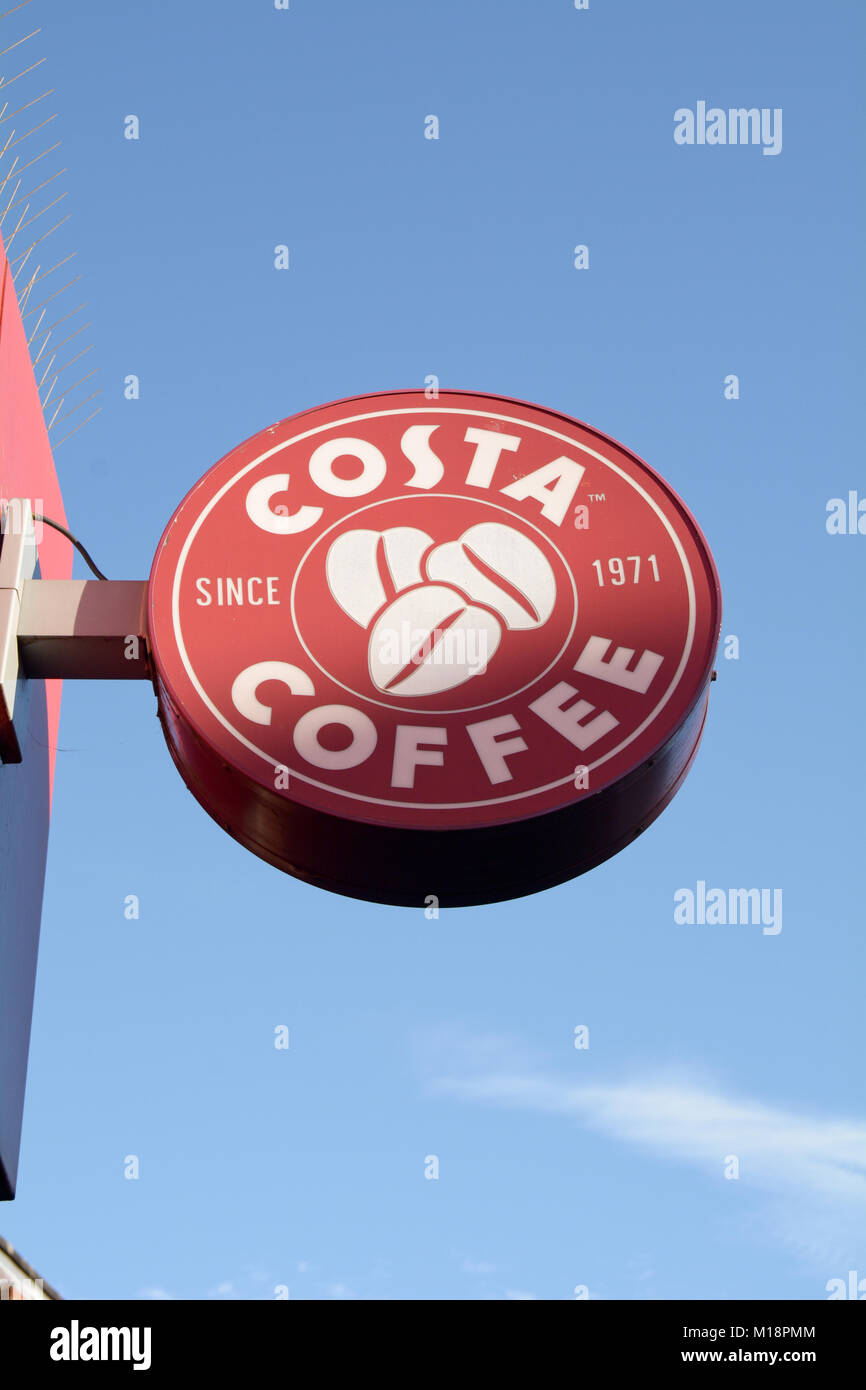 Costa coffee sign Banque de photographies et d’images à haute ...