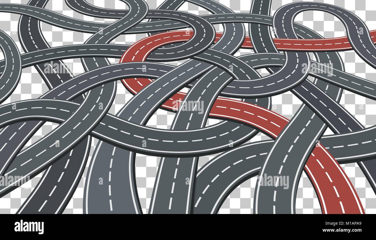 Infographies sur la route fond transparent Image Vectorielle Stock - Alamy