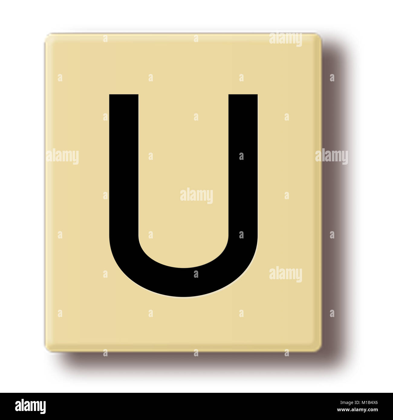 Tuile de scrabble u Banque de photographies et d’images à haute ...