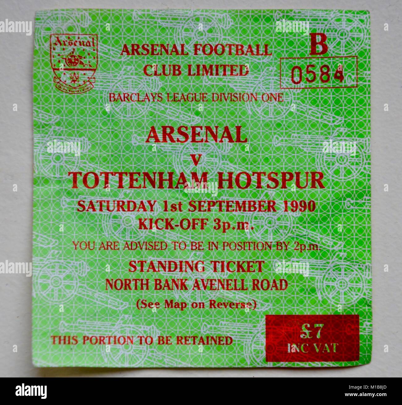 Football match ticket arsenal Banque de photographies et d’images à ...
