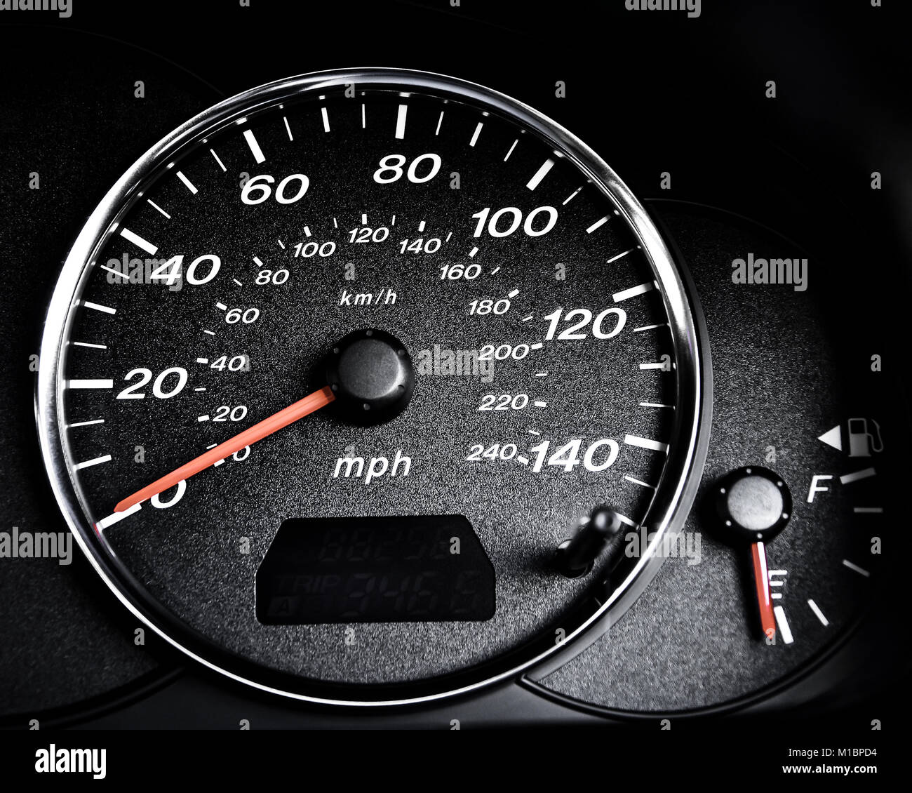 Compteur de vitesse vecteur bleu Banque de photographies et d’images à ...