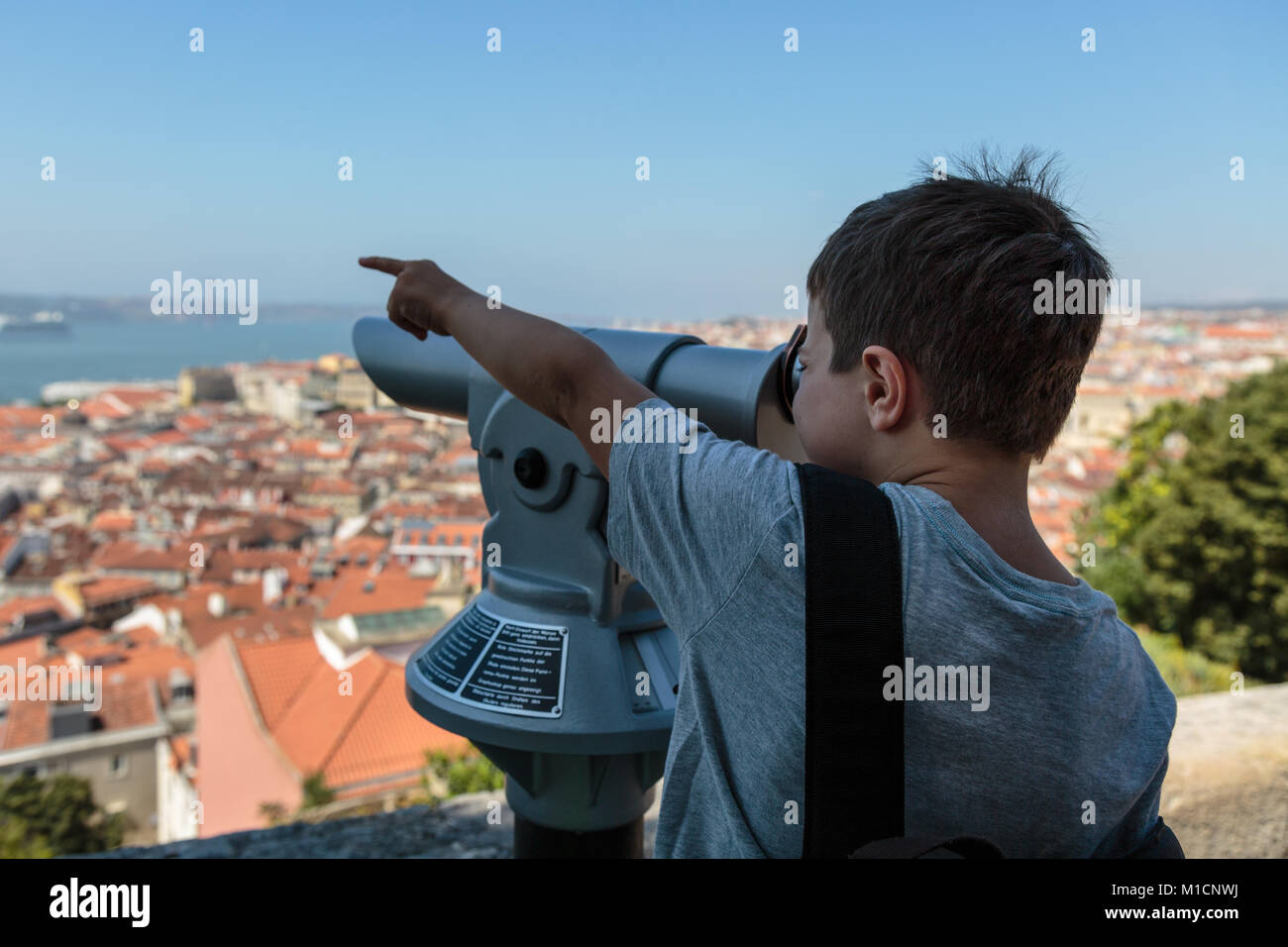 Affichage à partir de l'enfant Vue Panoramique télescope dans le ...