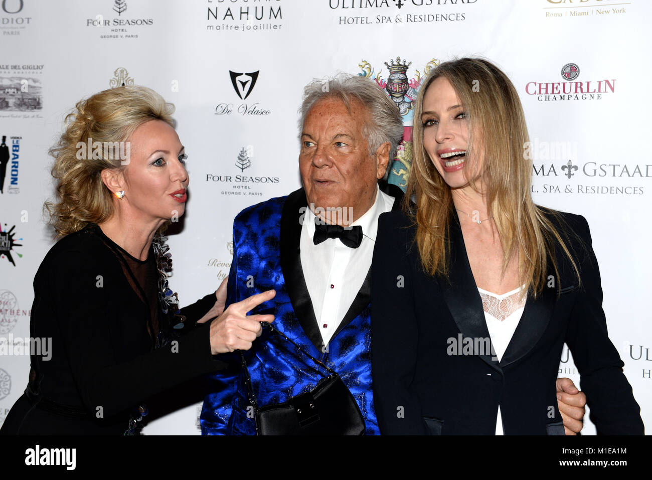 25 janvier 2018 - Des célébrités de Paris assister à "la meilleure ...