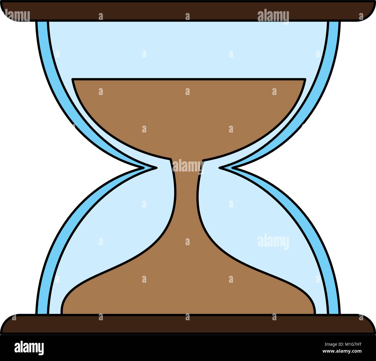 Symbole du temps Hourglass Image Vectorielle Stock - Alamy