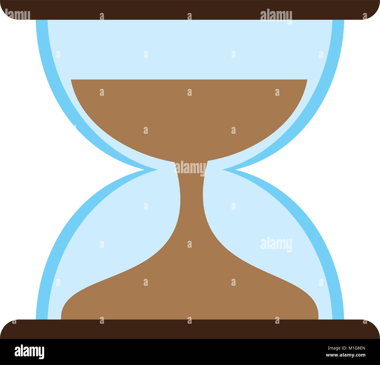 Symbole du temps Hourglass Image Vectorielle Stock - Alamy