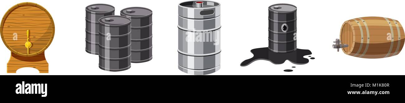 Metal beer keg cartoon icon Banque de photographies et d’images à haute ...