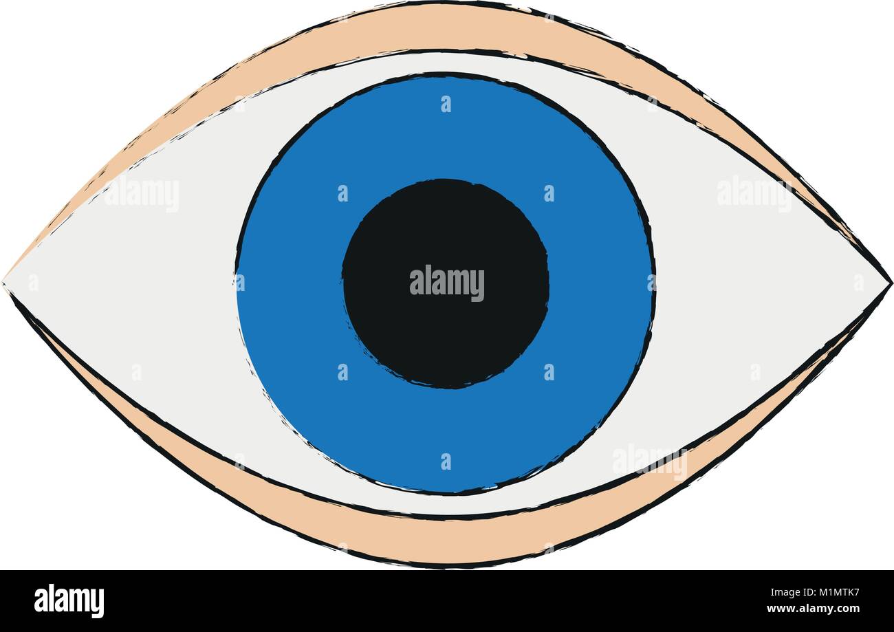 Symbole de l'œil humain Image Vectorielle Stock - Alamy