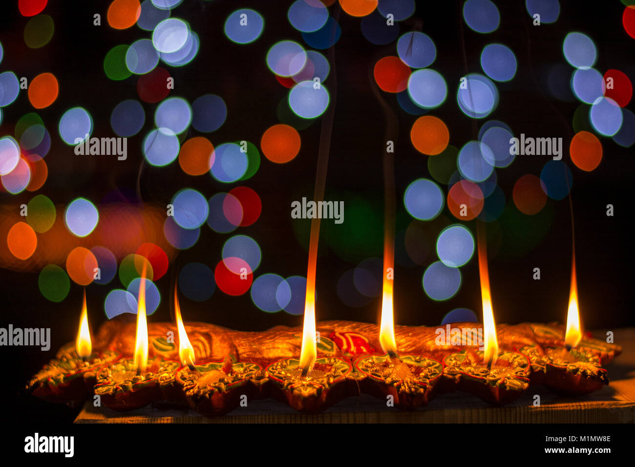 Diwali lights of india Banque de photographies et d’images à haute ...