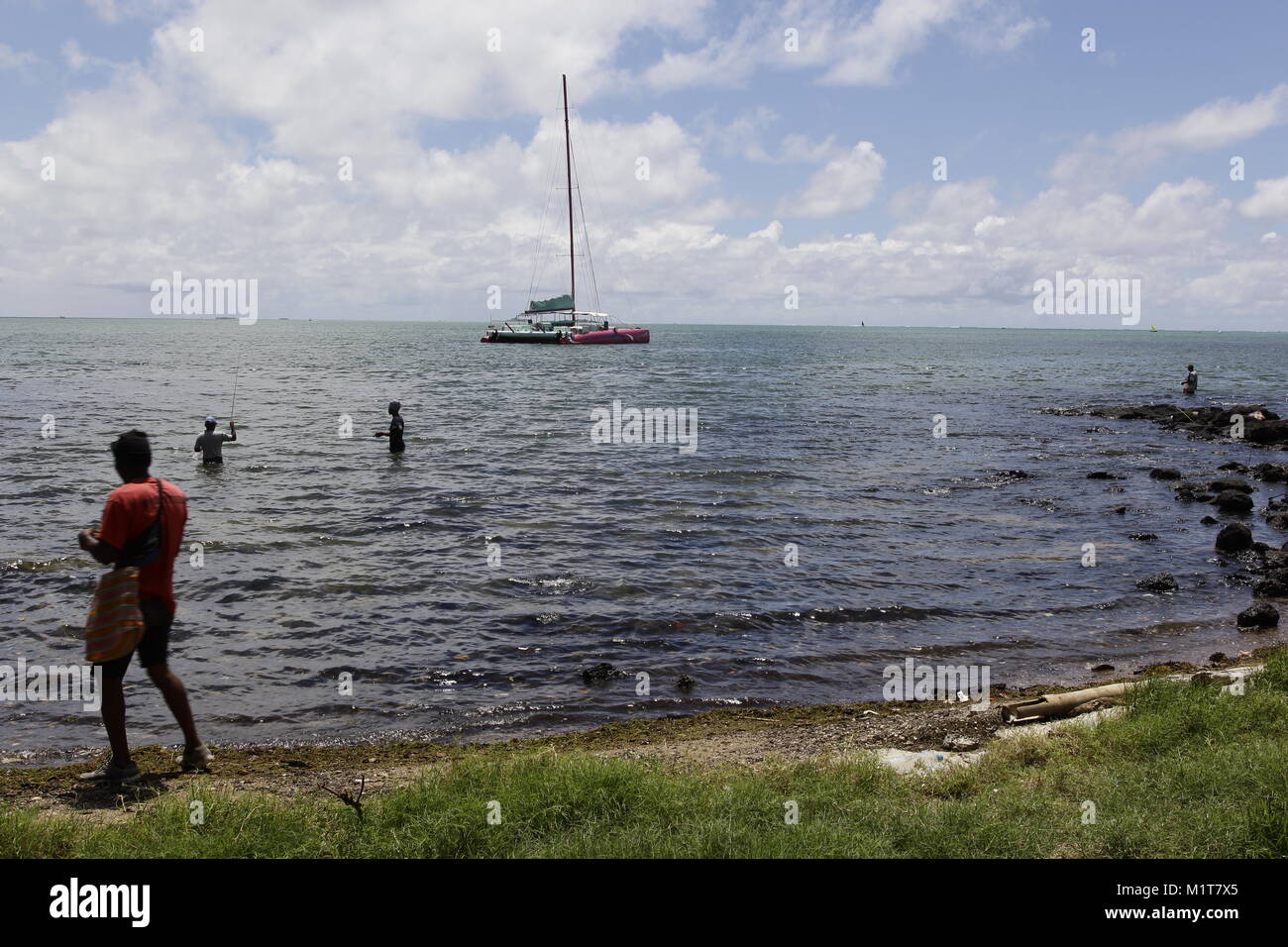La bataille navale du grand port 1810 Banque de photographies et d ...