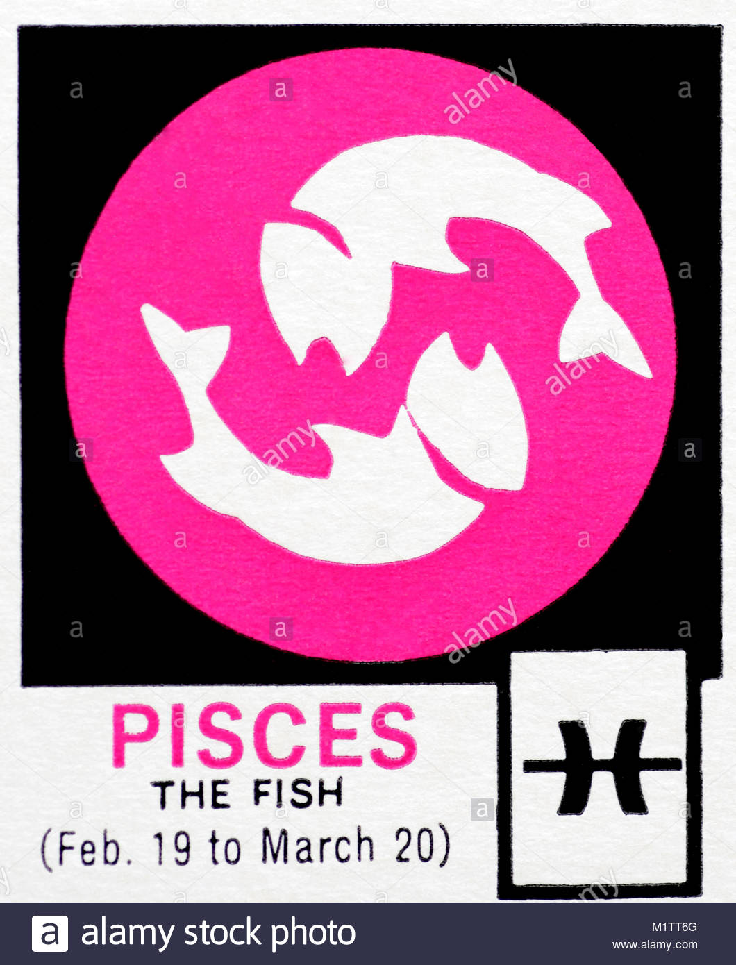 Symbole poissons signe astro Banque de photographies et d’images à ...