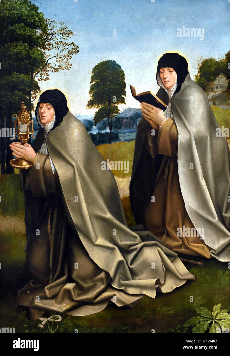 Sainte Claire d'assise et St Colette 1520 Maître de Lourinha Lisbonne ...