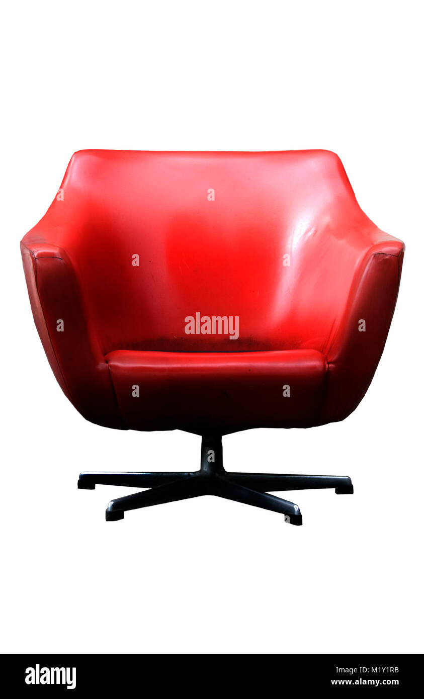 Leather armchair Banque d'images détourées - Alamy