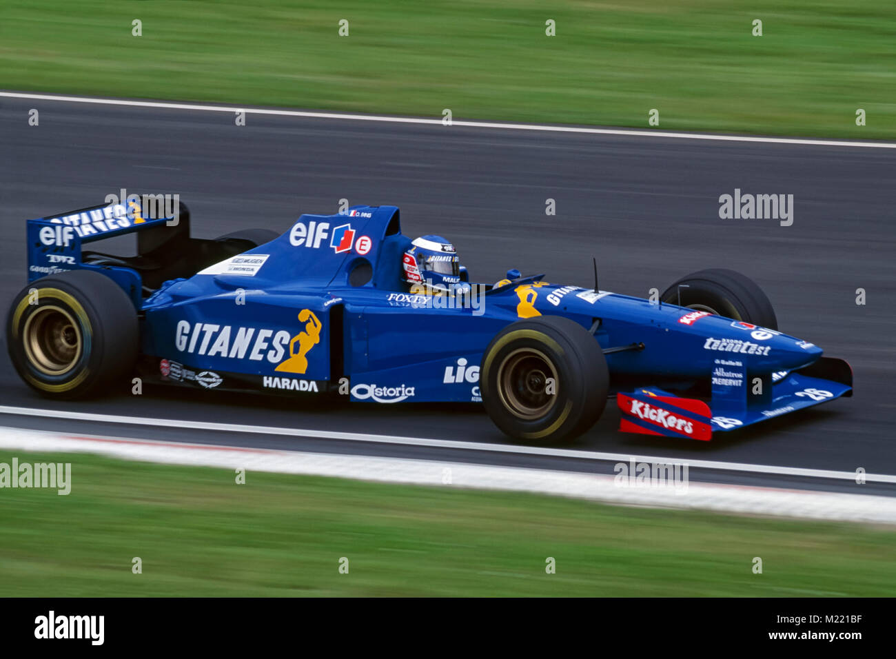 F1, Olivier Panis, Ligier, Renault GP San Marin 1995 Photo Stock - Alamy