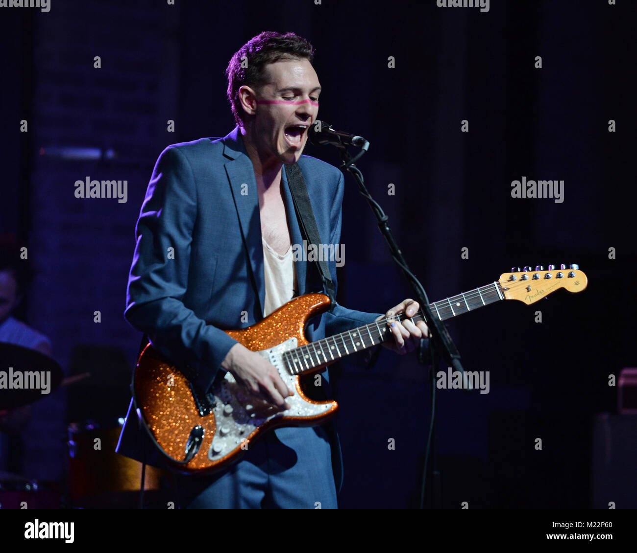 FORT LAUDERDALE, FL - MARS 13 : Matt Myers de Houndmouth posent pour ...