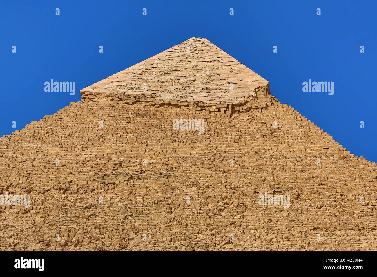 La pyramide de Khéphren Khafré (ou) sur le plateau de Gizeh, Le Caire ...