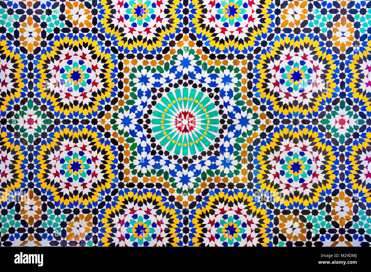 Mosaïque islamique marocain traditionnel utile comme arrière-plan Photo ...