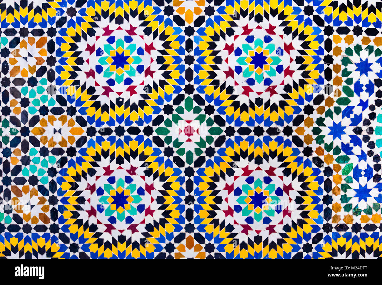 Mosaïque islamique marocain traditionnel utile comme arrière-plan Photo ...