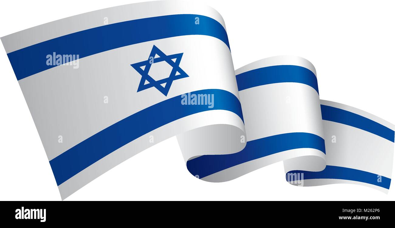 Bandera de israel ilustracion vectorial Banque d'images détourées - Alamy