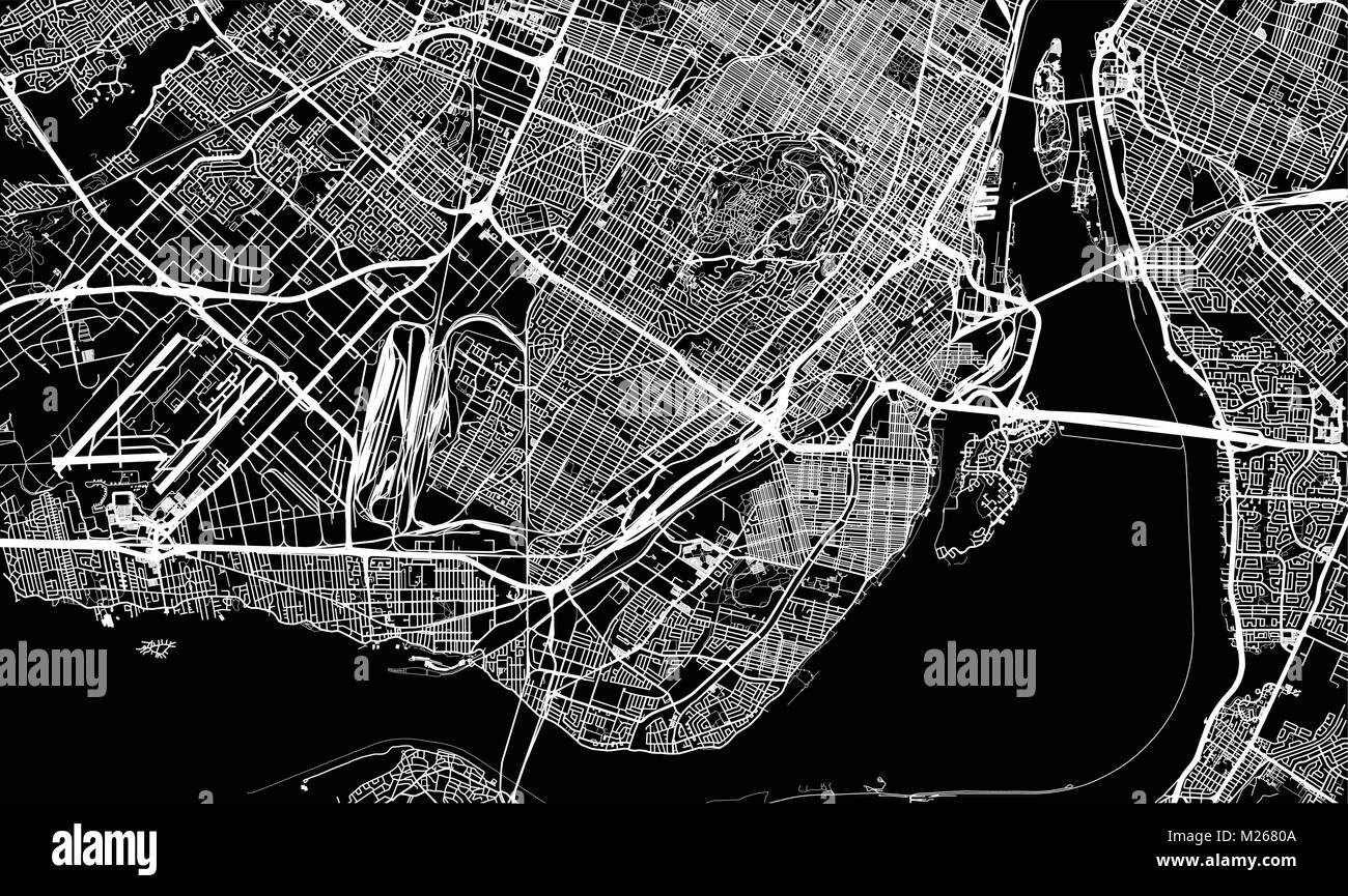 Montreal map Banque de photographies et d’images à haute résolution - Alamy
