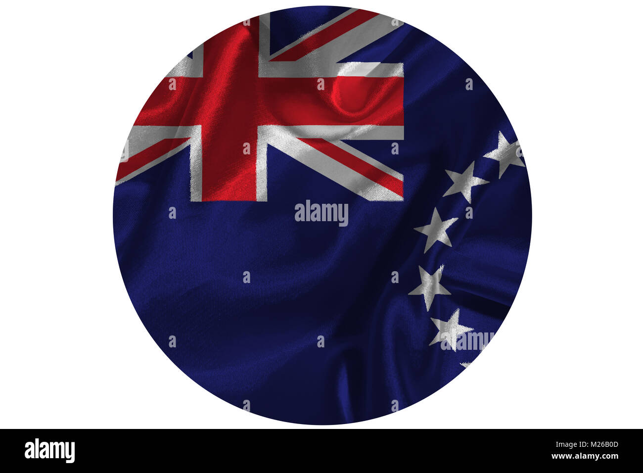 Drapeau des Îles Cook, Îles Cook drapeau symbole illustration 3D Photo ...